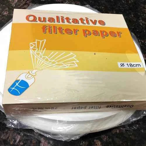Filter Paper 18cm 180mm 11-15 Micron Slow - Buchner Funnel