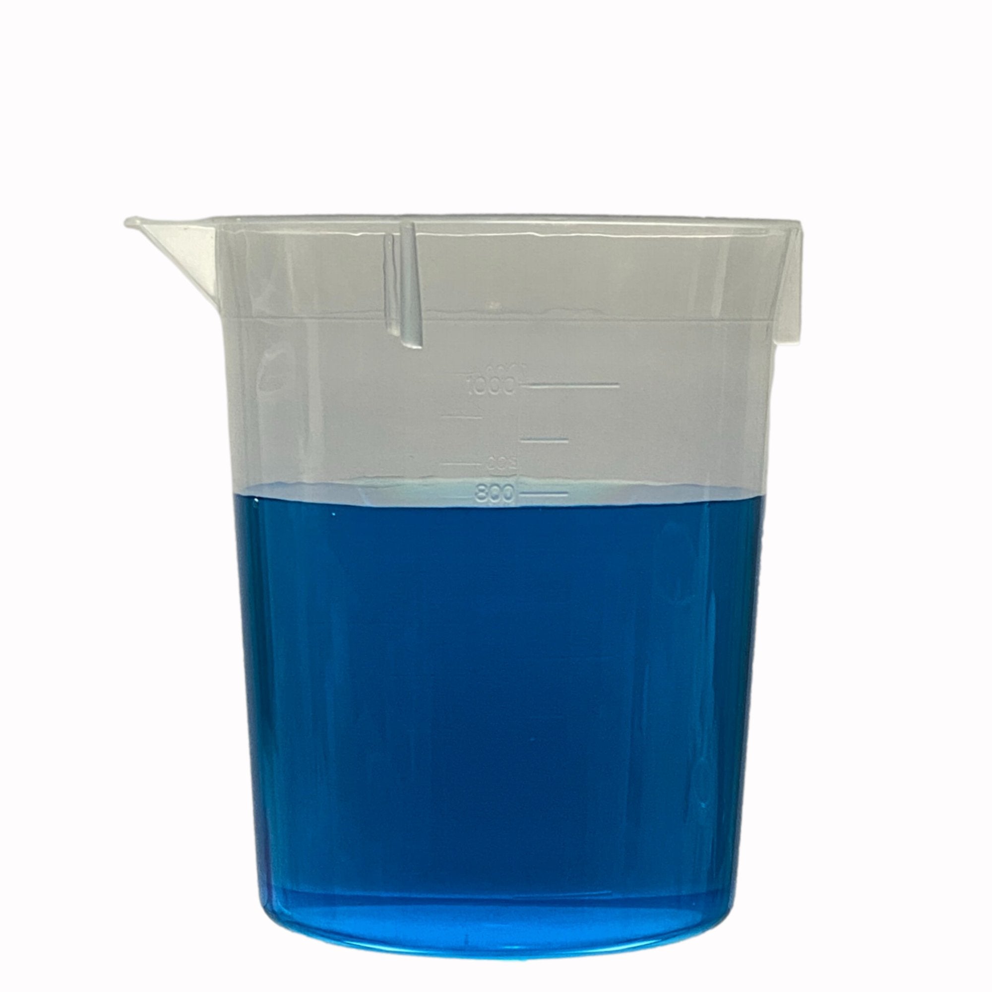 Beaker Lab-Quality Polypropylene Plastic 1000ml 1L Beaker